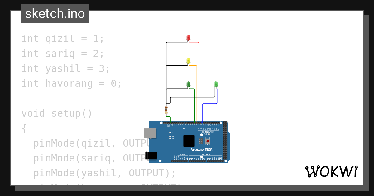 Buzuq Svetafor Wokwi Esp32 Stm32 Arduino Simulator