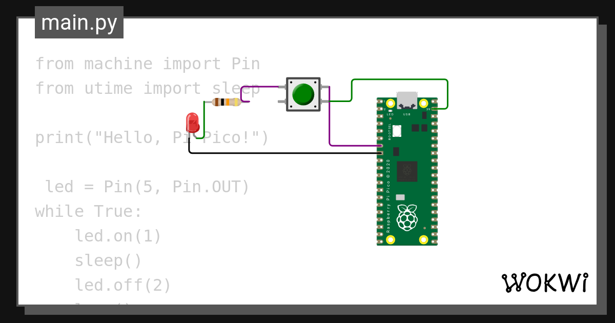 Blink With Micropython Copy Lab 10 B Wokwi Esp32 Stm32 Arduino 5827