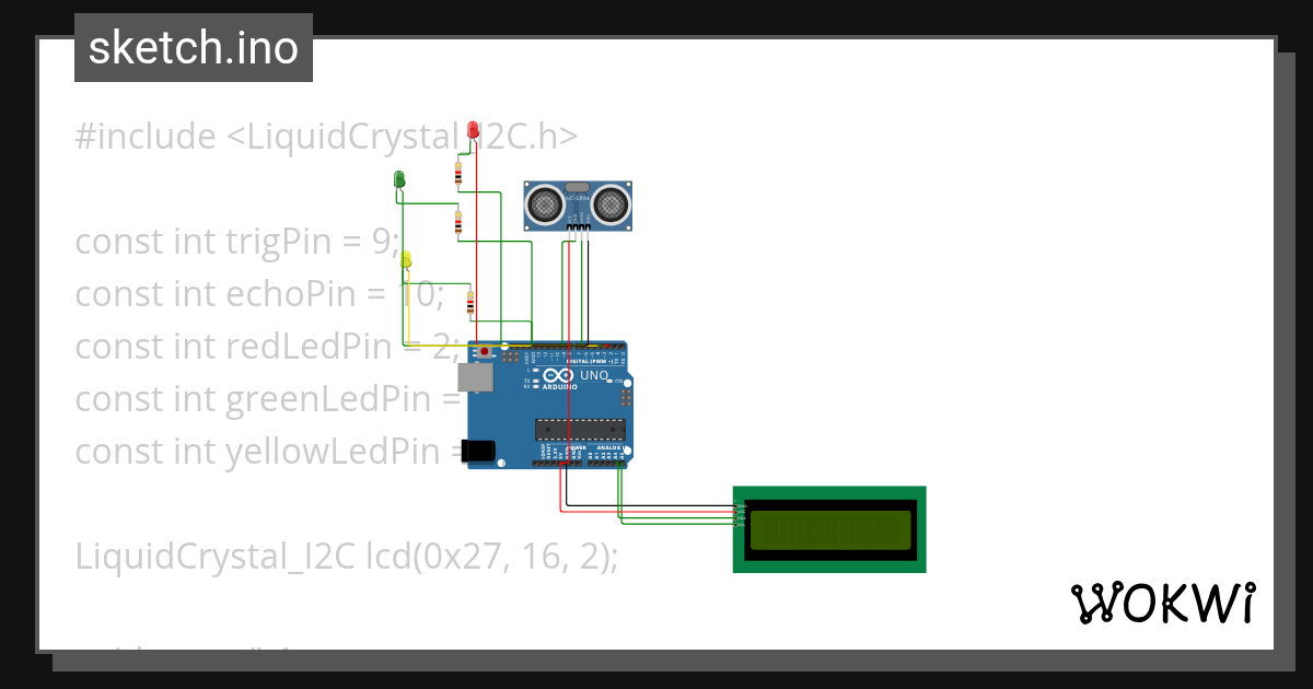 czujnik - Wokwi ESP32, STM32, Arduino Simulator