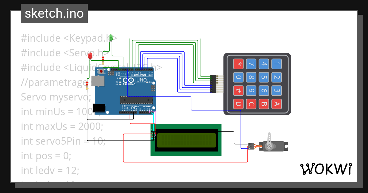 Serrure 3 Wokwi Esp32 Stm32 Arduino Simulator 5807