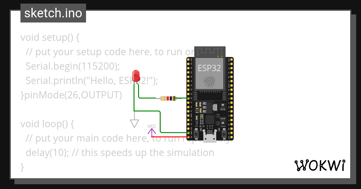 Wokwi - Online ESP32, STM32, Arduino Simulator