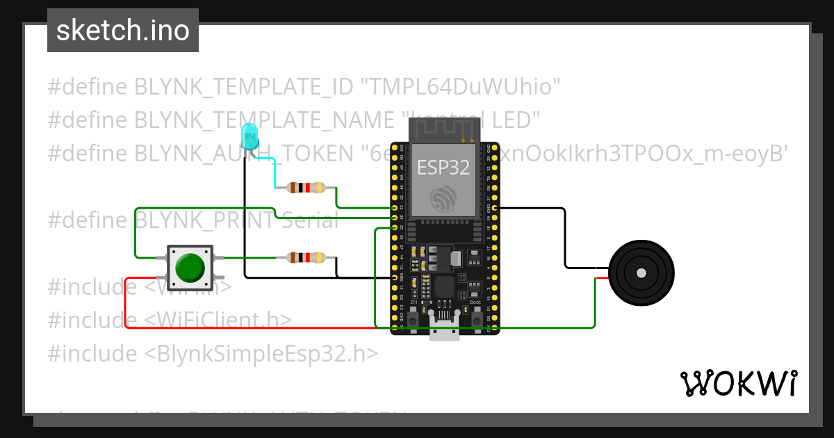 BUZZER - Wokwi ESP32, STM32, Arduino Simulator