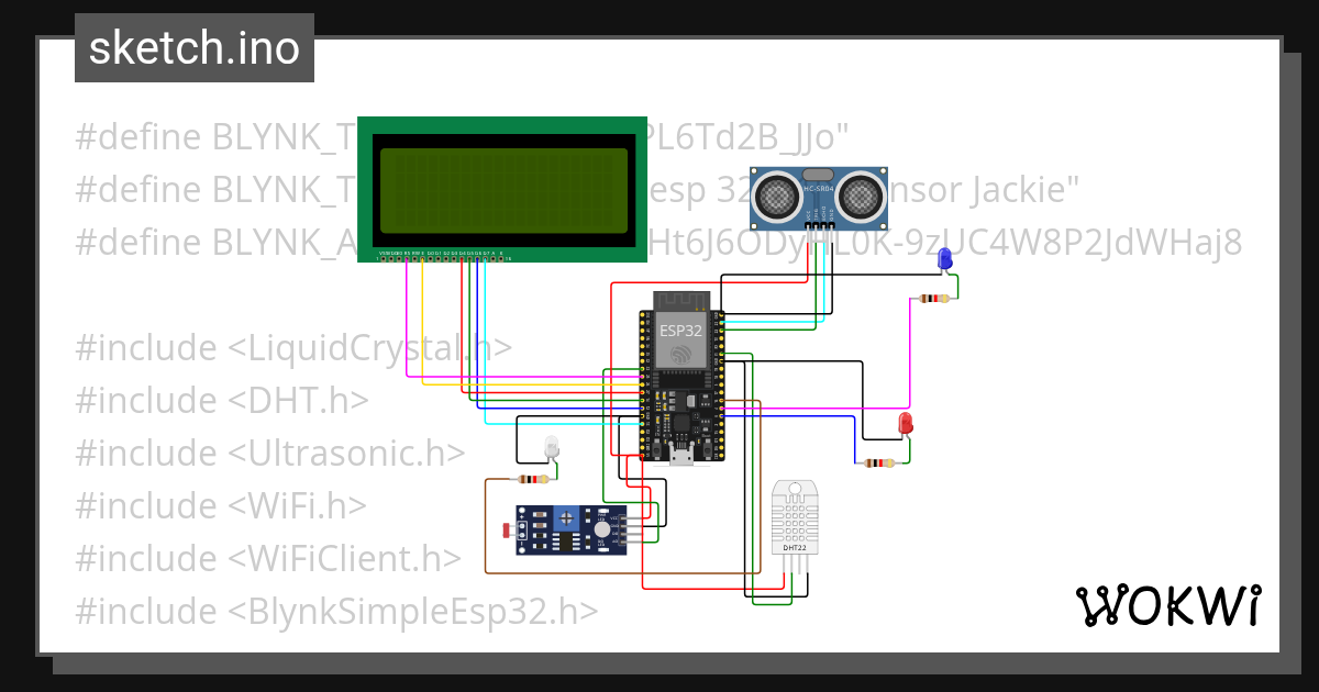 esp 32 multisensor Jackie - Wokwi ESP32, STM32, Arduino Simulator