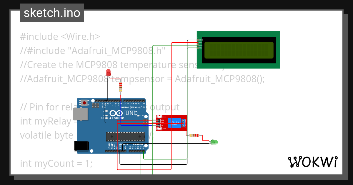 Relay Basics Copy - Wokwi ESP32, STM32, Arduino Simulator