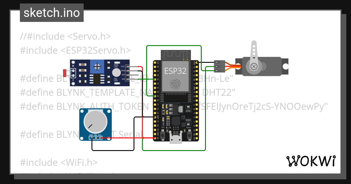 Servo - Wokwi ESP32, STM32, Arduino Simulator