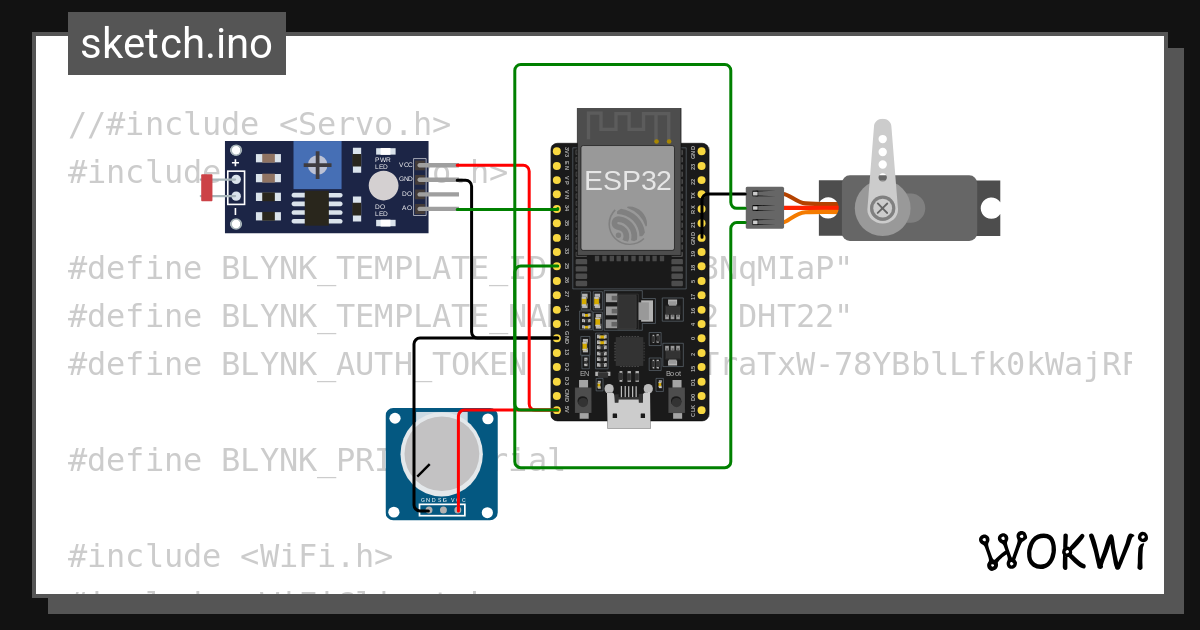 Servo Mahira Wokwi Esp32 Stm32 Arduino Simulator