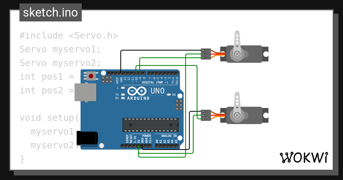 Servo Rizki Wokwi Esp32 Stm32 Arduino Simulator