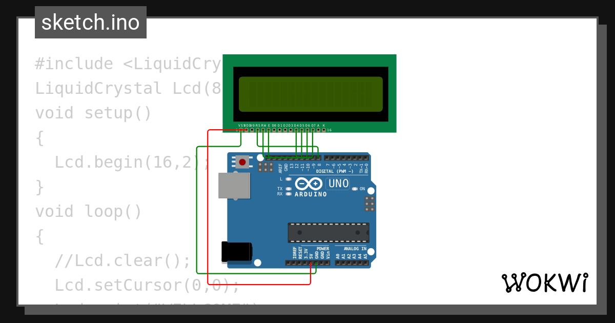 Led Internship Wokwi Esp32 Stm32 Arduino Simulator 7401