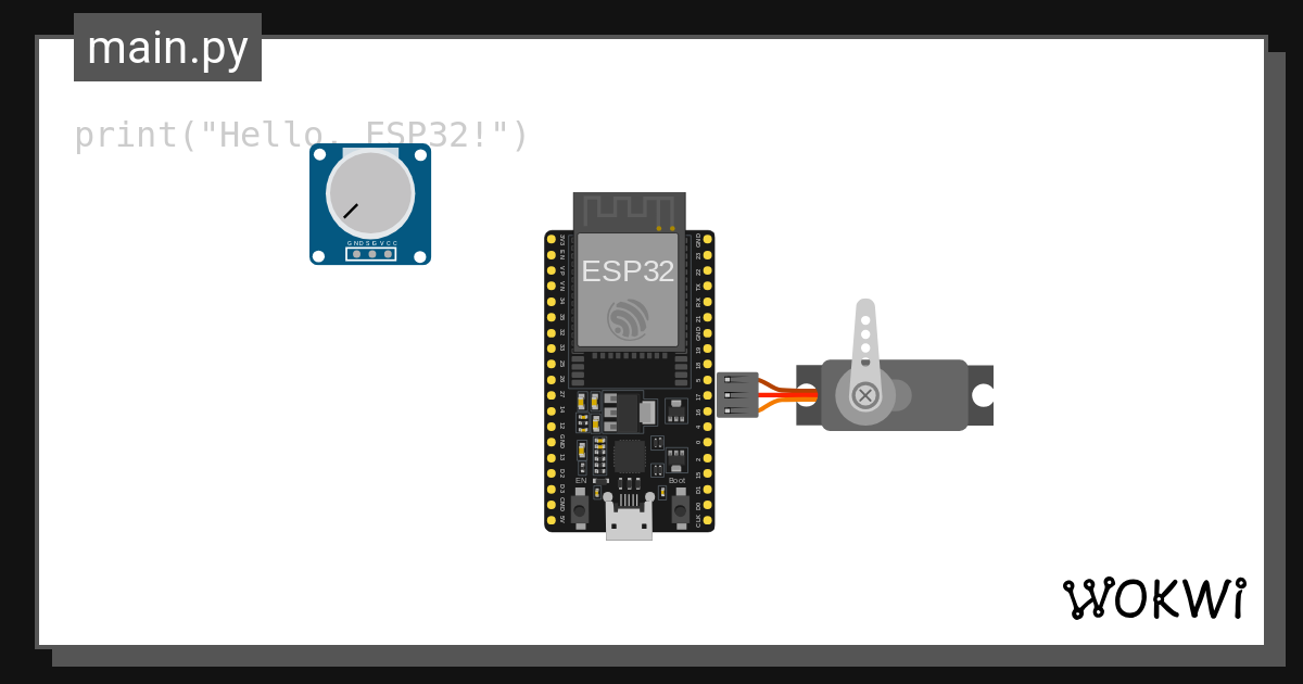 7使用电位器控制步进电机旋转 Wokwi Esp32 Stm32 Arduino Simulator 