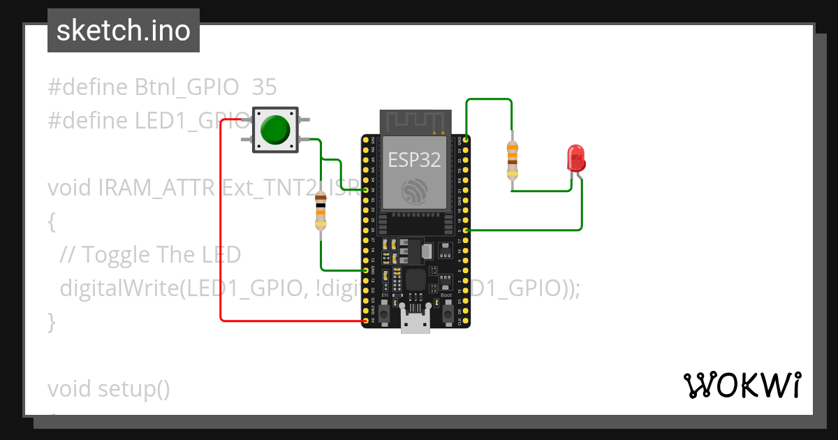 Experiment 3 Wokwi Esp32 Stm32 Arduino Simulator 2322