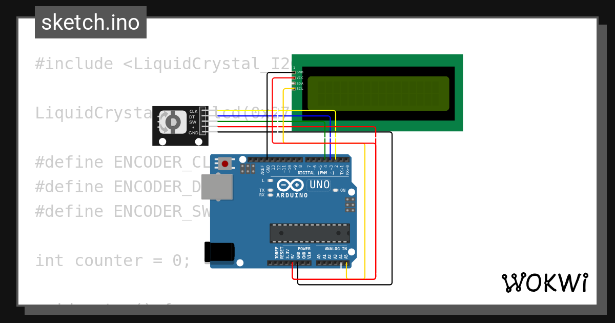 Program Rotary Encoder - Wokwi ESP32, STM32, Arduino Simulator Program Rotary Encoder - Wokwi ESP32, STM32, Arduino Simulator