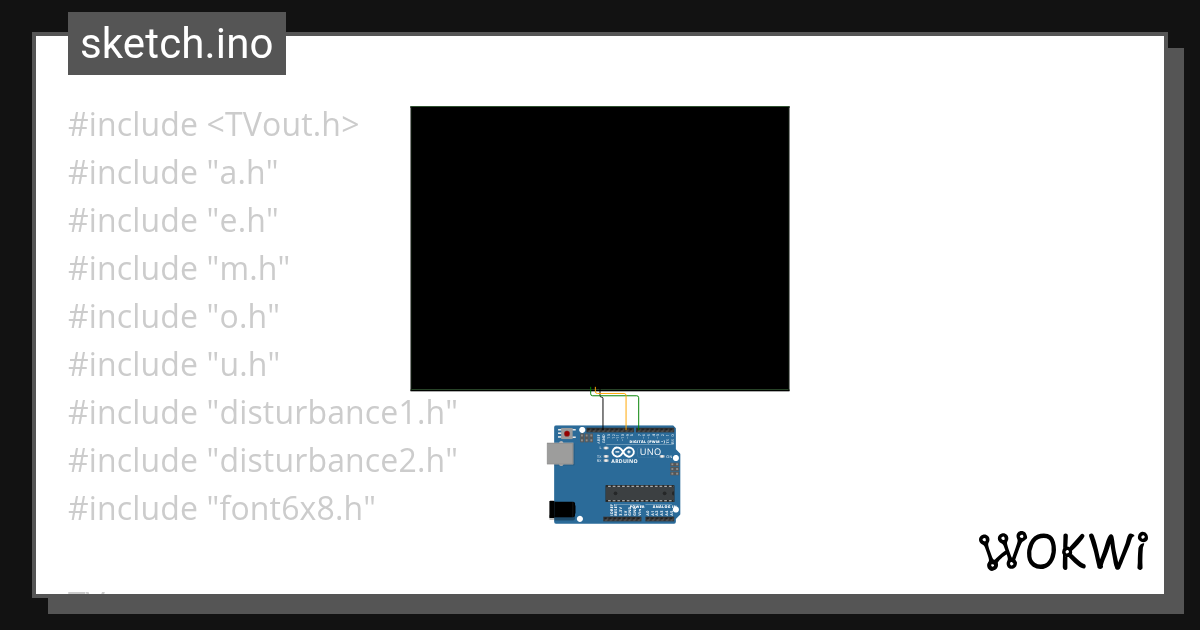 Tv PAL Copy - Wokwi ESP32, STM32, Arduino Simulator