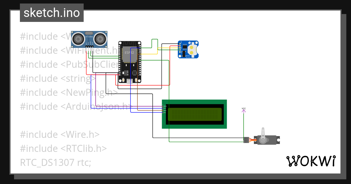 Pakan Ikan Otomatis Berbasis Iot Wokwi Esp32 Stm32 Arduino Simulator