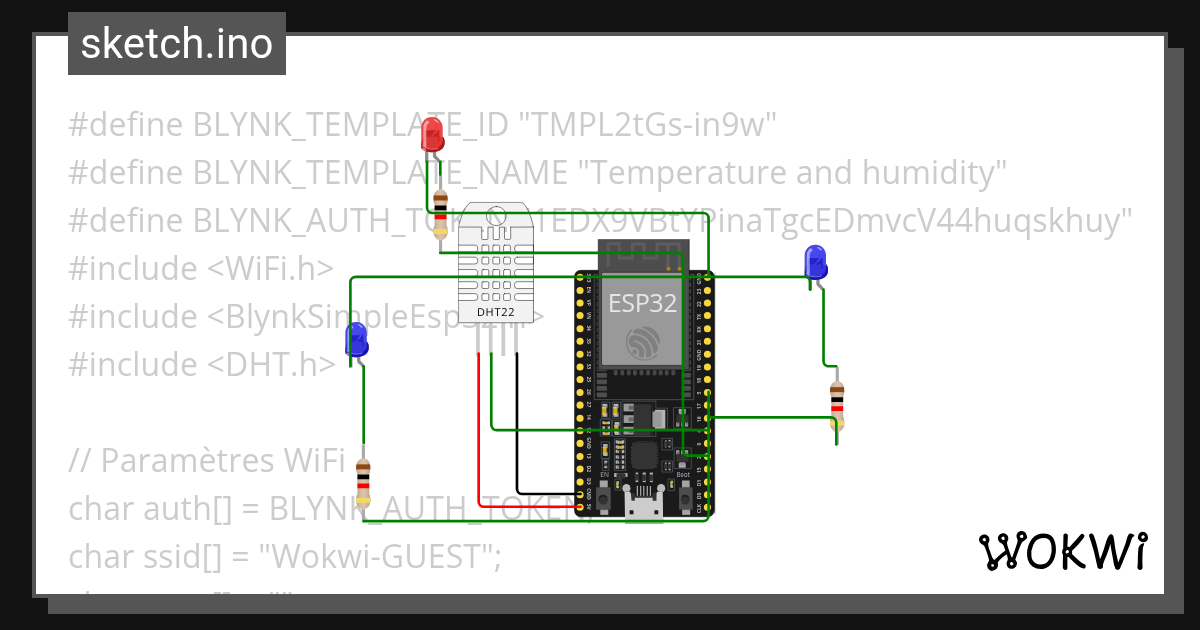Dht22 Blynk M Wokwi Esp32 Stm32 Arduino Simulator 