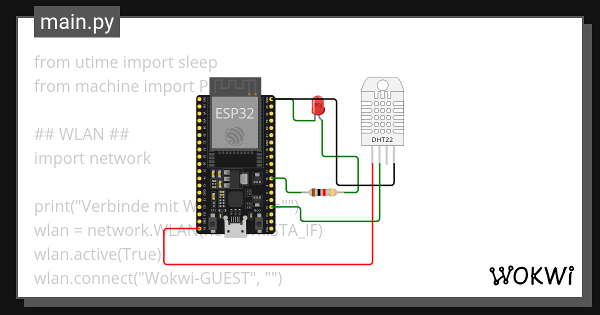 WLAN - Wokwi ESP32, STM32, Arduino Simulator