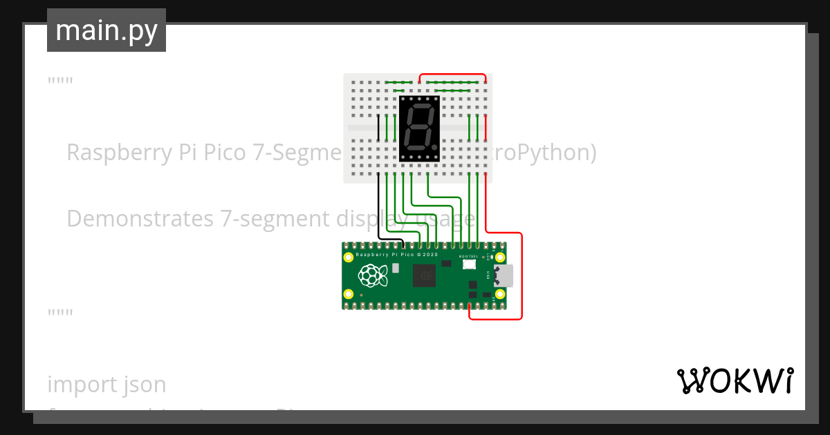 7-Segment Display Counter EDAB-C Copy - Wokwi ESP32, STM32, Arduino Simulator