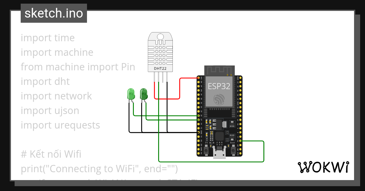 Wokwi - Online ESP32, STM32, Arduino Simulator