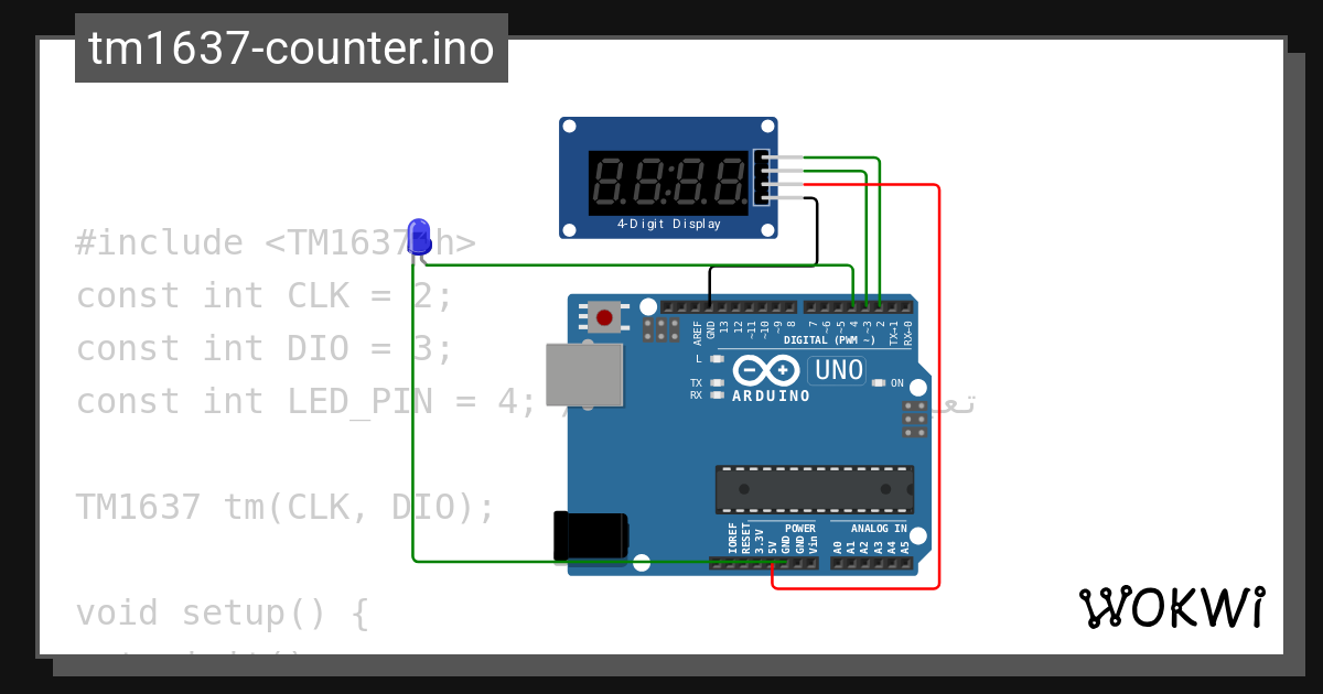 Tm1637 O Copy 2 Wokwi Esp32 Stm32 Arduino Simulator 0183