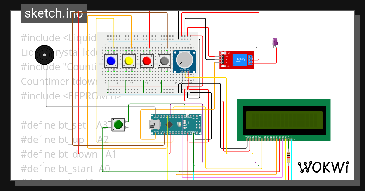 Timer Criss - Wokwi ESP32, STM32, Arduino Simulator