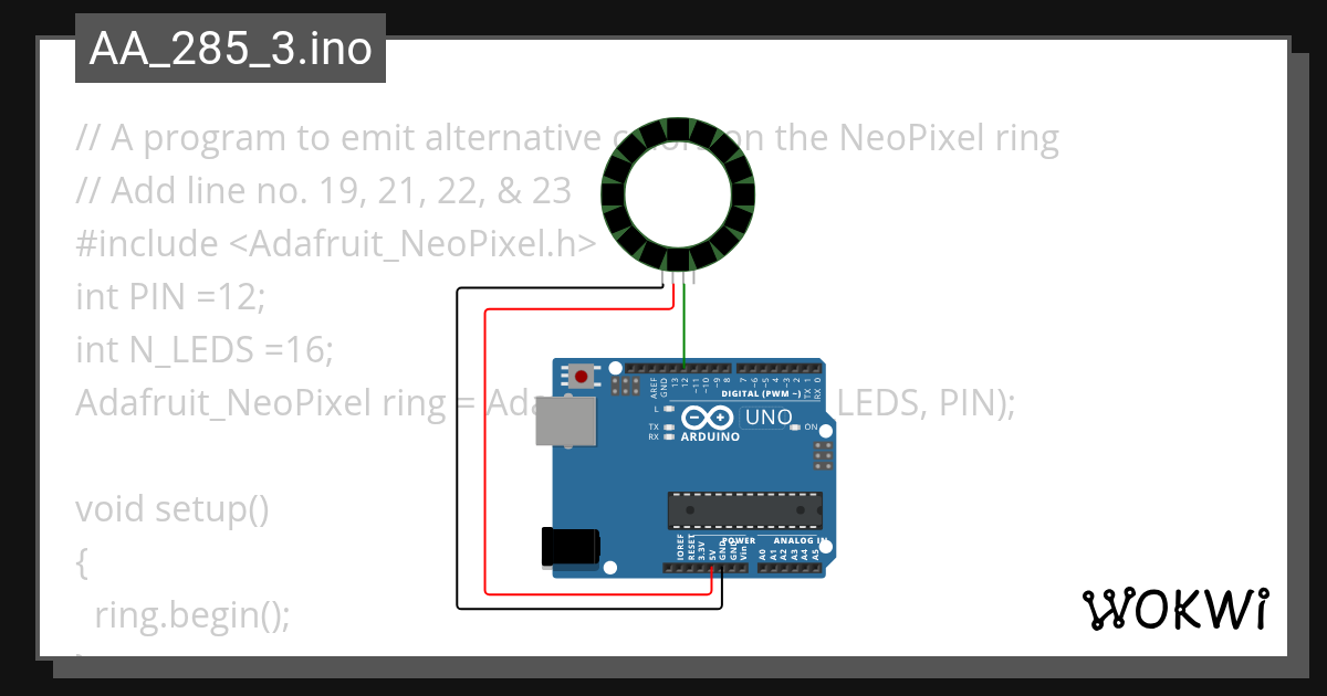 C285 AA 3 - Wokwi ESP32, STM32, Arduino Simulator