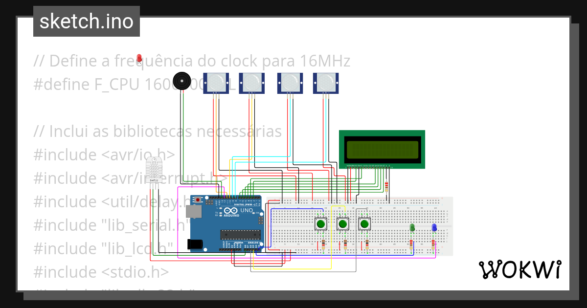 Wokwi - Online ESP32, STM32, Arduino Simulator