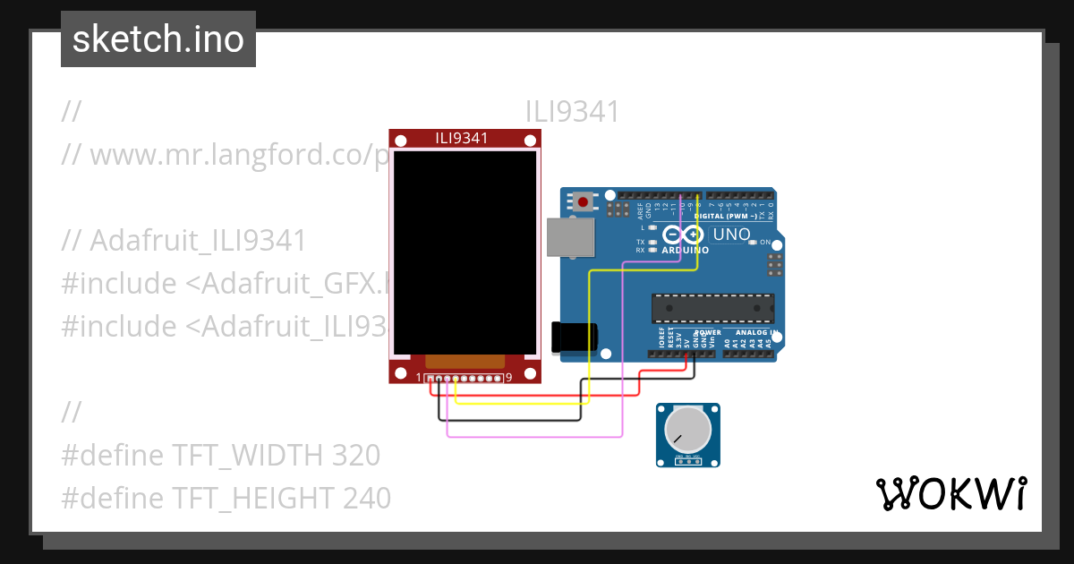 tft car - Wokwi ESP32, STM32, Arduino Simulator