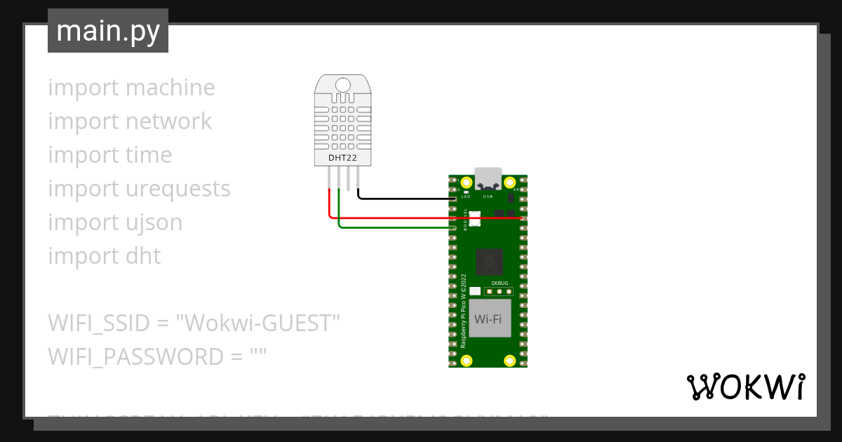 Pi Pico W - EMJ47703 exercise 2 - Wokwi ESP32, STM32, Arduino Simulator
