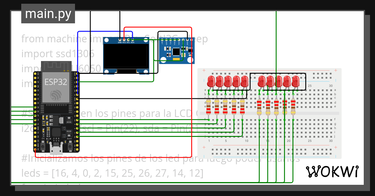 proyecto equilibrio - Wokwi ESP32, STM32, Arduino Simulator