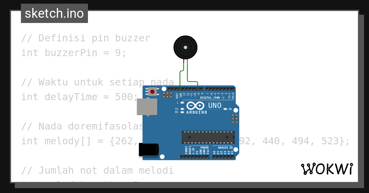 Buzer Doremifasolasido Wokwi Esp32 Stm32 Arduino Simulator 9648