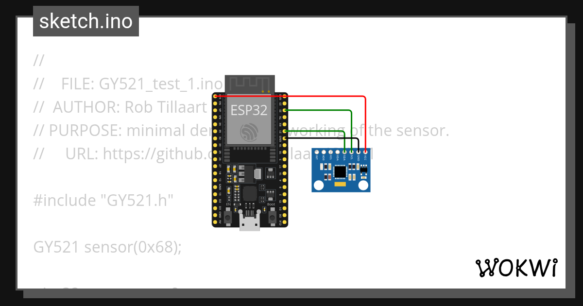 DNB_ESP32_GyroAccel_MPU6050_GY512 - Wokwi ESP32, STM32, Arduino Simulator