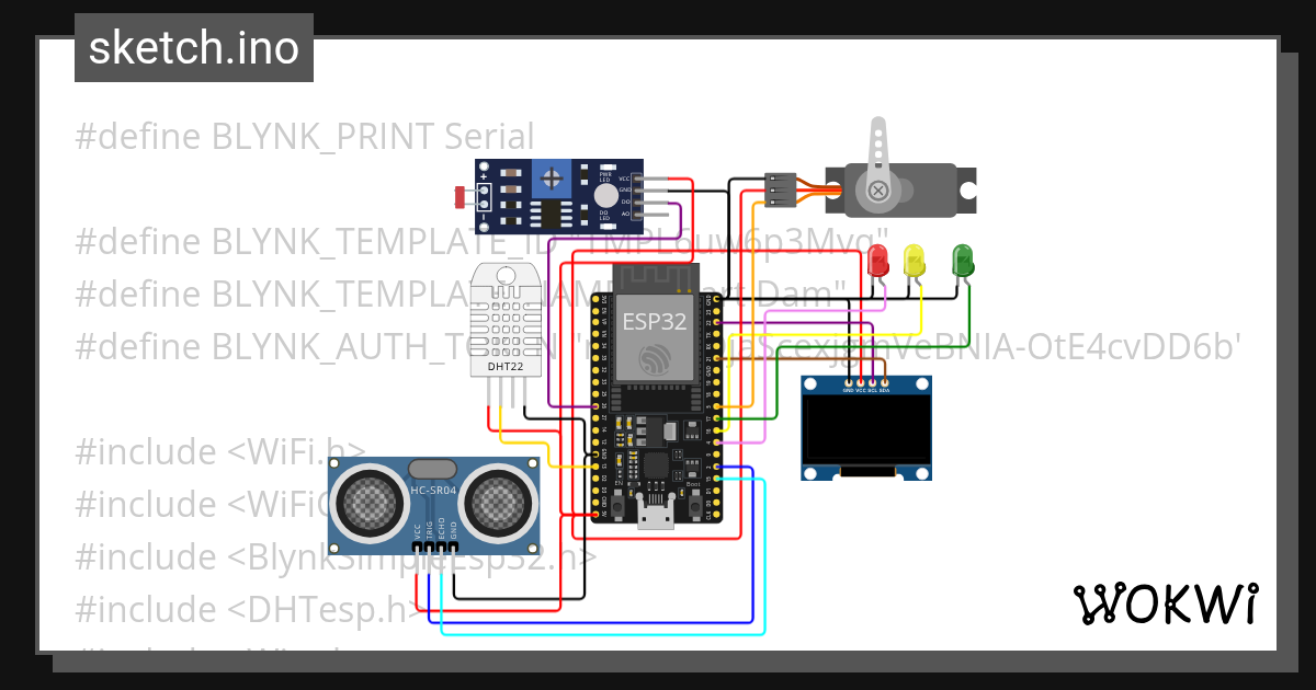 Smart Dump Monitoring - Wokwi ESP32, STM32, Arduino Simulator