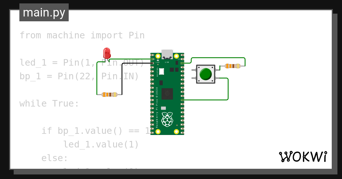 Projet Bouton Wokwi Esp32 Stm32 Arduino Simulator