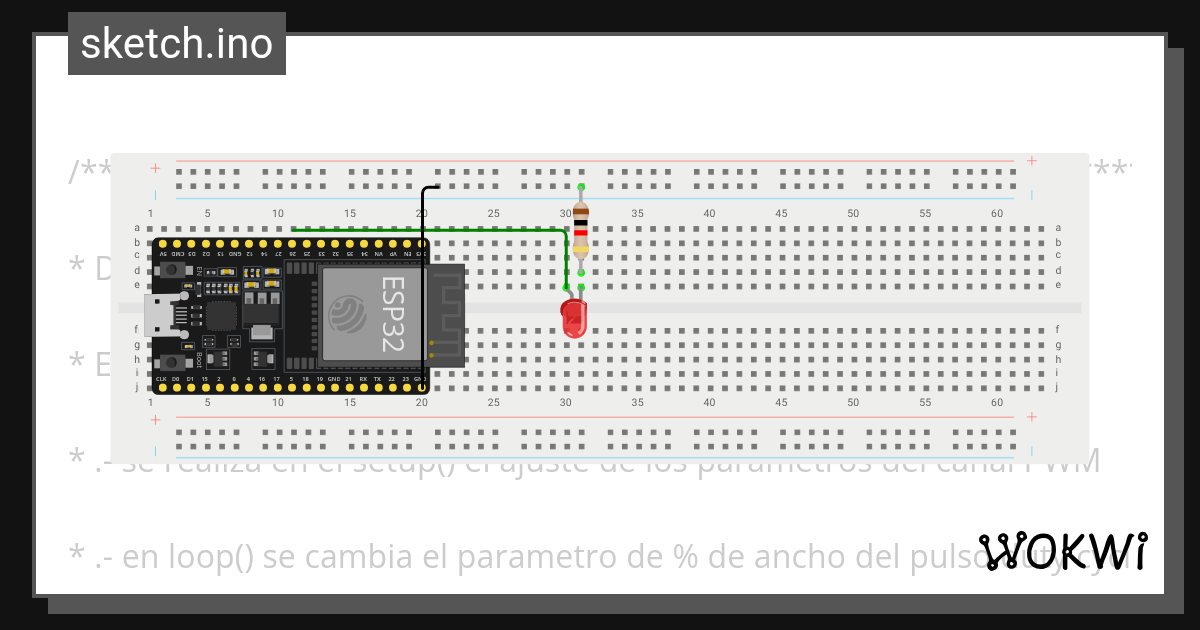 Led Sube Intensidad Wokwi Esp32 Stm32 Arduino Simulator 0967