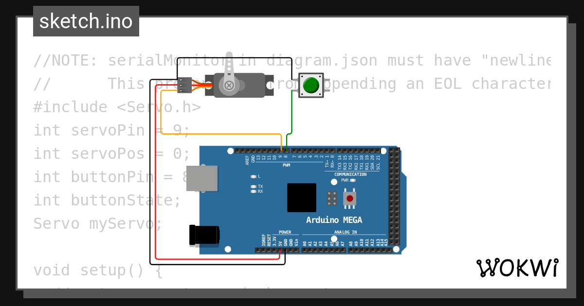 Servo Manual Angle Input Wokwi Esp32 Stm32 Arduino Simulator 7272