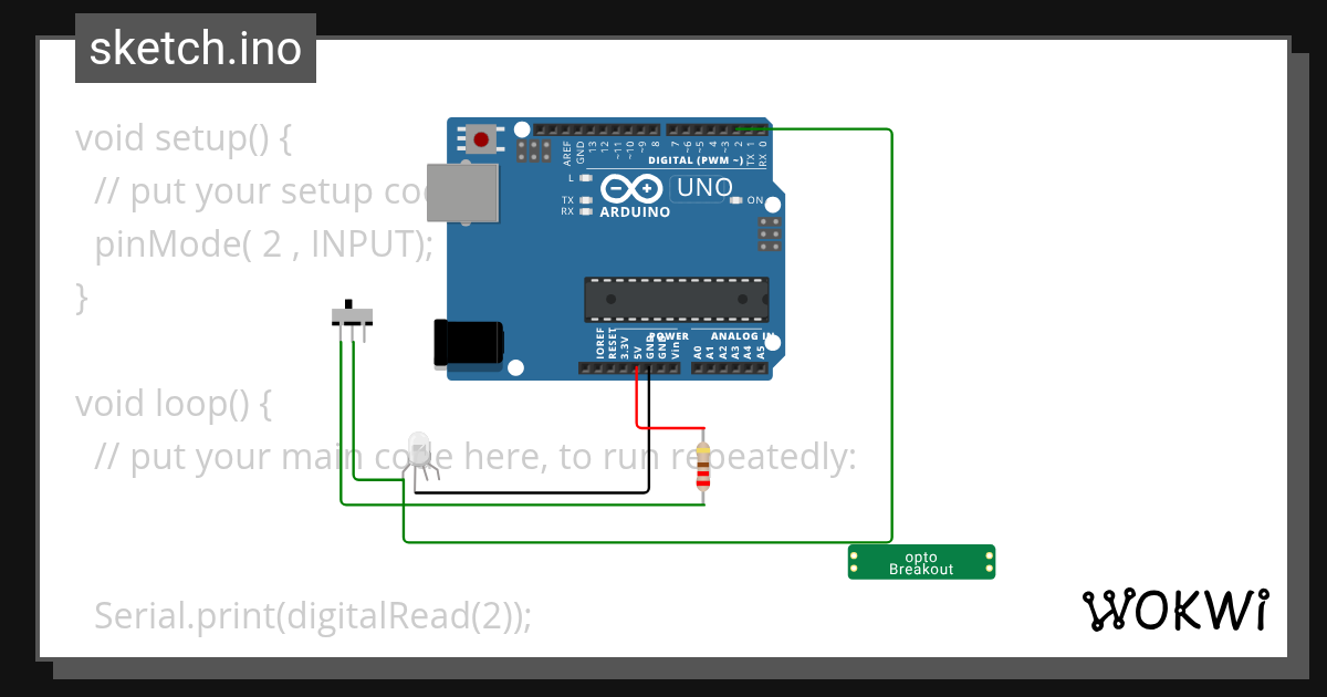 Led Readout Wokwi Esp32 Stm32 Arduino Simulator 5146