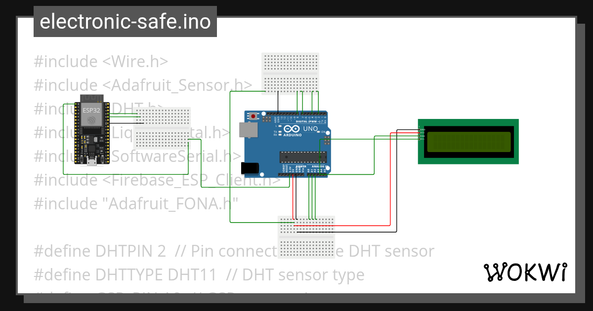 electronic-safe.ino Copy - Wokwi ESP32, STM32, Arduino Simulator