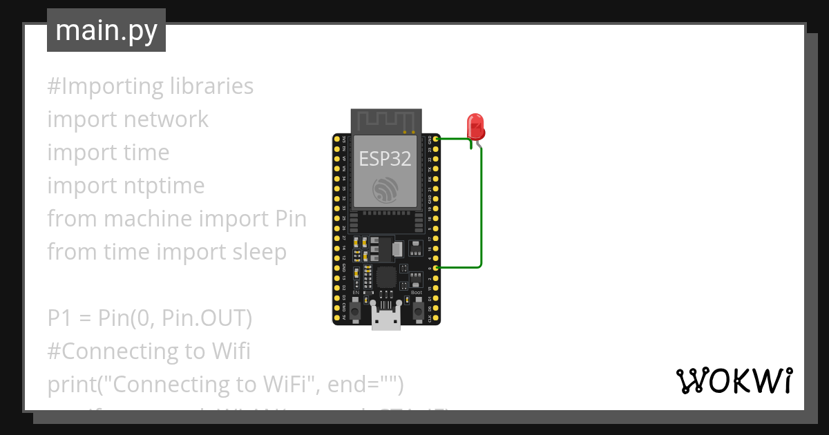 Time Switch - Wokwi ESP32, STM32, Arduino Simulator
