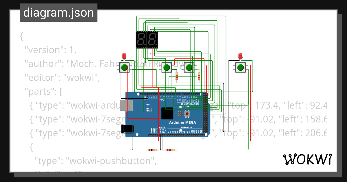 mega_ButtLED7SUpdown Copy - Wokwi ESP32, STM32, Arduino Simulator