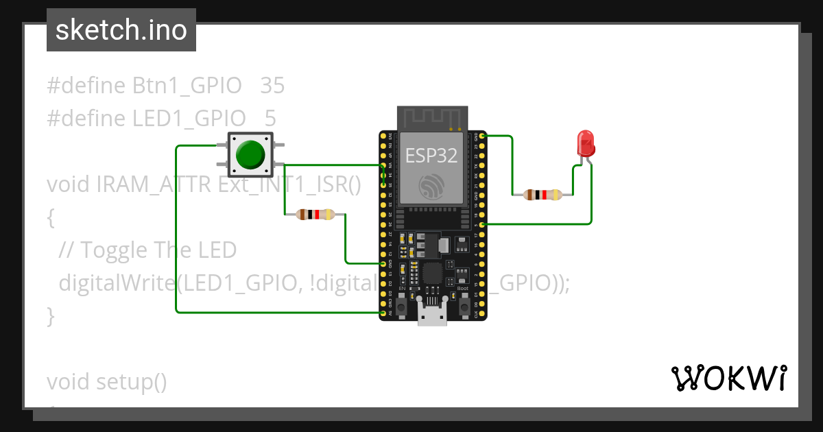 External_Interrupts - Wokwi ESP32, STM32, Arduino Simulator