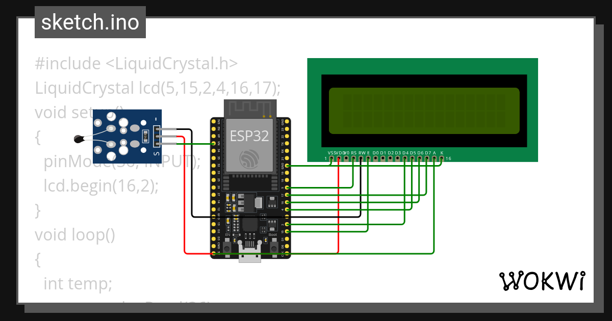 Task 11 - Wokwi ESP32, STM32, Arduino Simulator