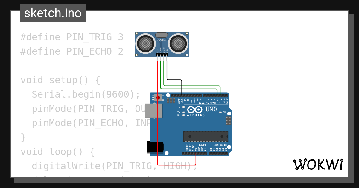 Hc Sro4 Sensor Wokwi Esp32 Stm32 Arduino Simulator 5716