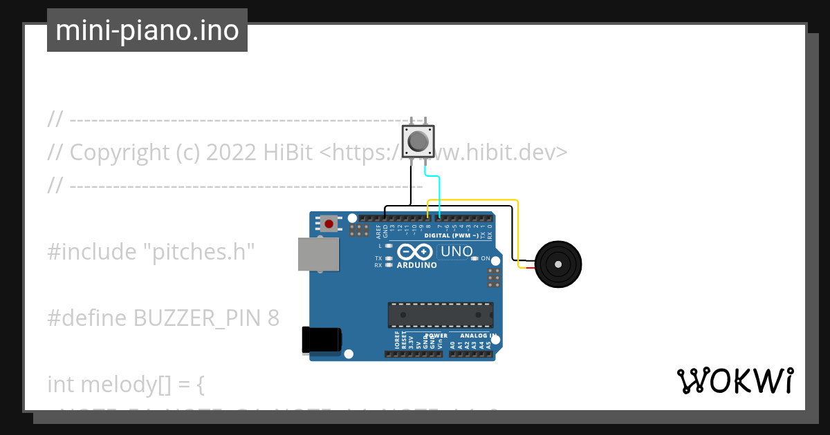 Buzzer Wokwi Esp32 Stm32 Arduino Simulator 3898