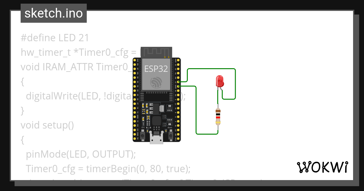 Exp 3 Timer Wokwi Esp32 Stm32 Arduino Simulator 8259