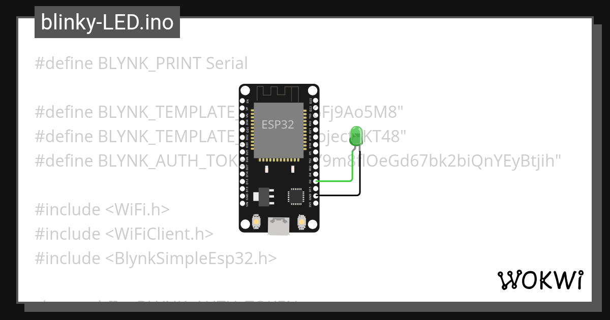 Blinky Up Copy Wokwi Esp32 Stm32 Arduino Simulator 1111