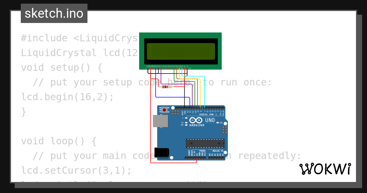 Shahid Lcd Wokwi Esp32 Stm32 Arduino Simulator
