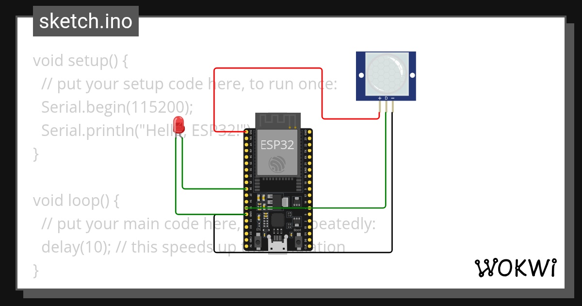 生命探测仪 Wokwi Esp32 Stm32 Arduino Simulator 8059