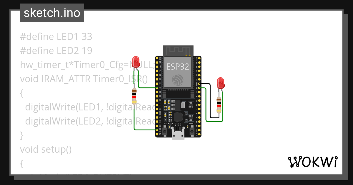 Exp 3hardware Timer Interrupt Wokwi Esp32 Stm32 Arduino Simulator 8393