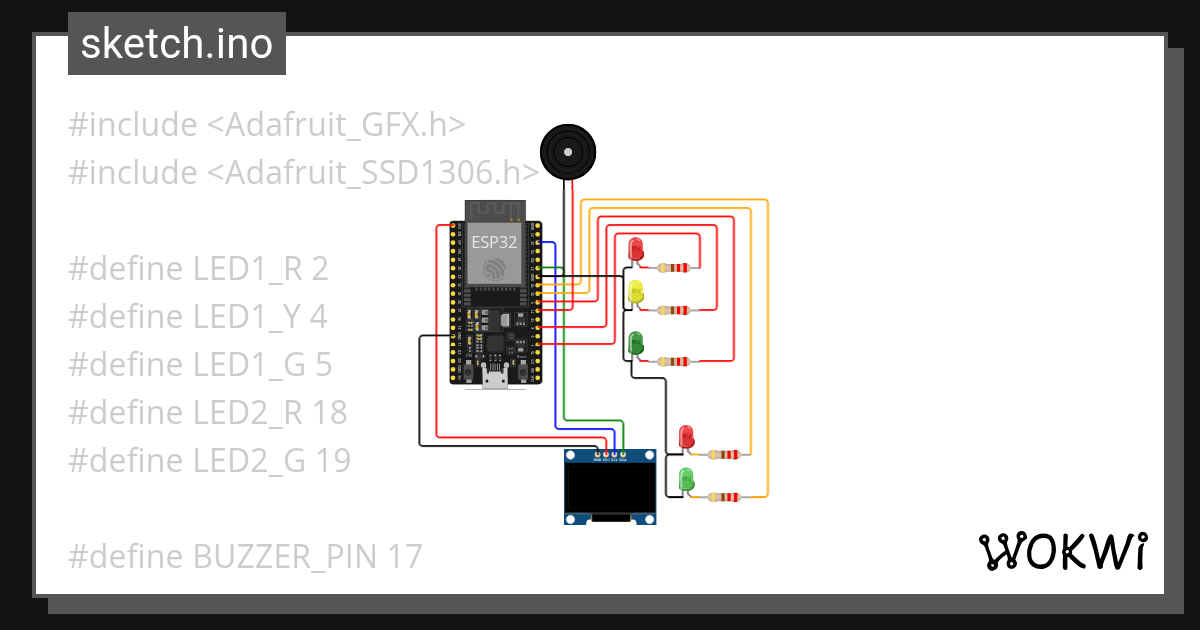 Stage 2 - Wokwi ESP32, STM32, Arduino Simulator