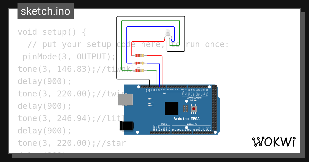 Twinkle Annotated Wokwi Esp32 Stm32 Arduino Simulator