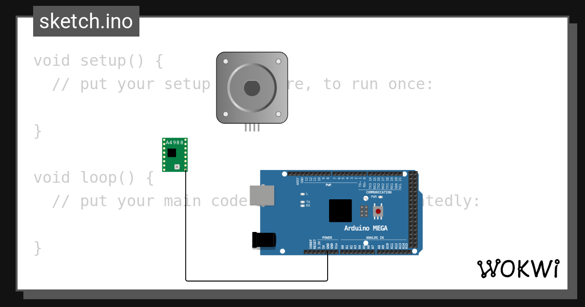 Moteur Pas A Pas Wokwi Esp32 Stm32 Arduino Simulator
